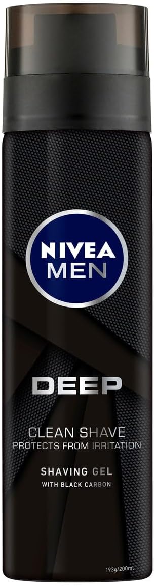 NIVEA Men Deep Clean Shaving Gel - 200ml – Enhance Cosmetic NIVEA Men Deep Clean Shaving Gel - 200ml – Enhance Cosmetic